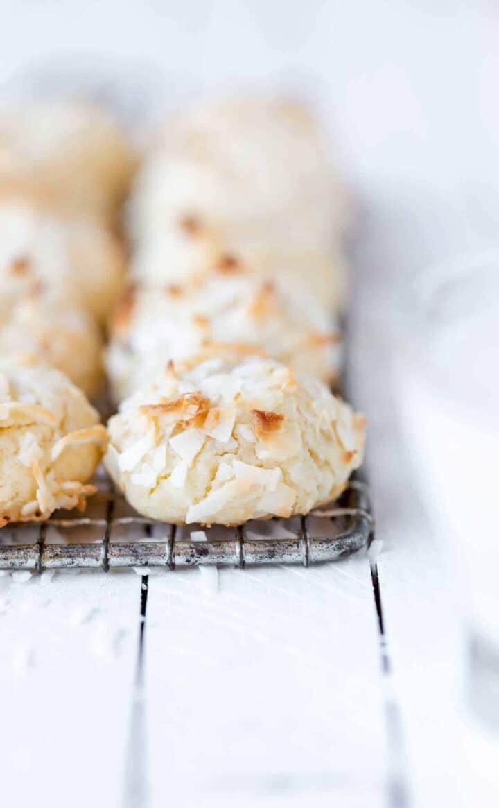 Chewy Coconut Cookies - Fresh Flavorful
