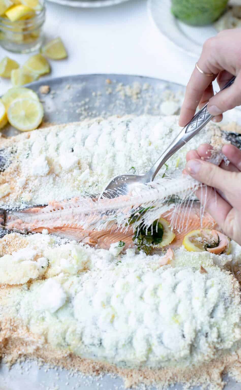 Whole Salt Crusted Baked Fish - Fresh Flavorful