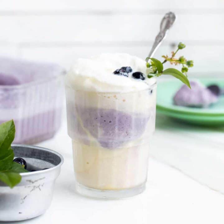 Boozy Tropical Gelato Float - Fresh Flavorful