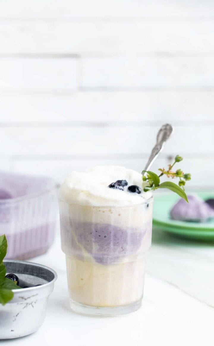 Boozy Tropical Gelato Float - Fresh Flavorful