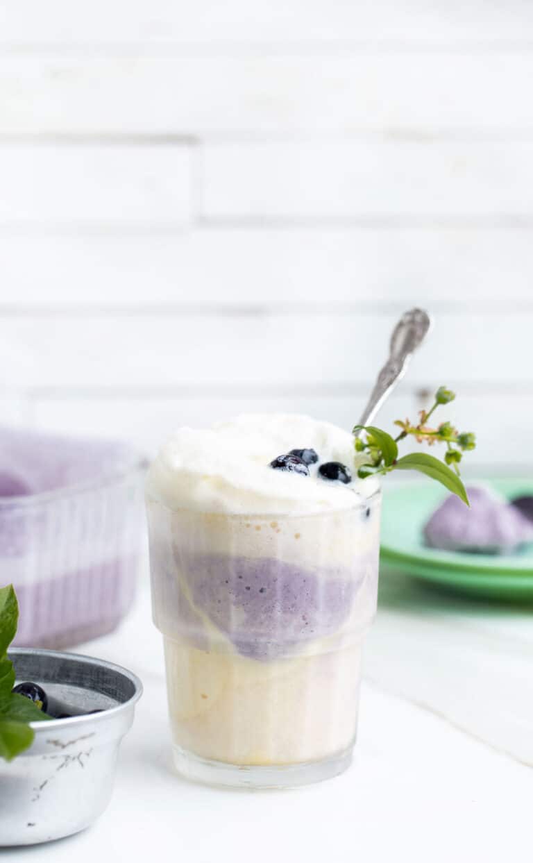 Boozy Tropical Gelato Float - Fresh Flavorful
