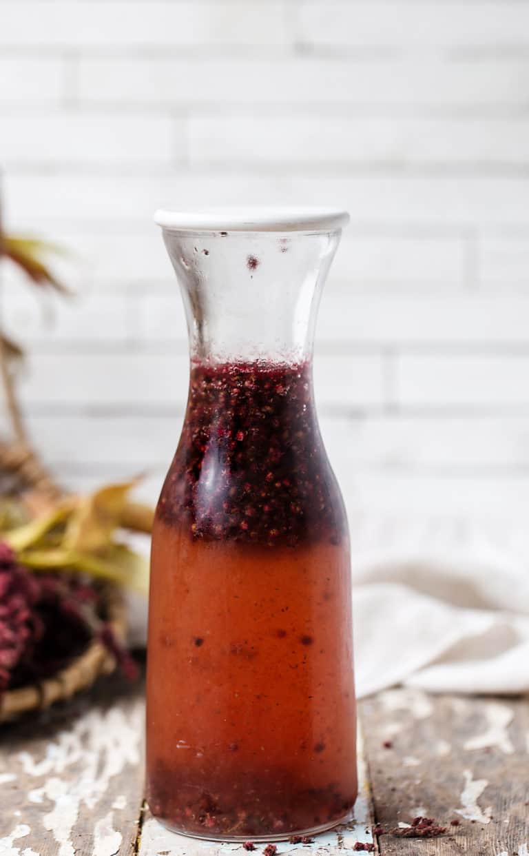 Foraged Pink Staghorn Sumac Lemonade - Fresh Flavorful