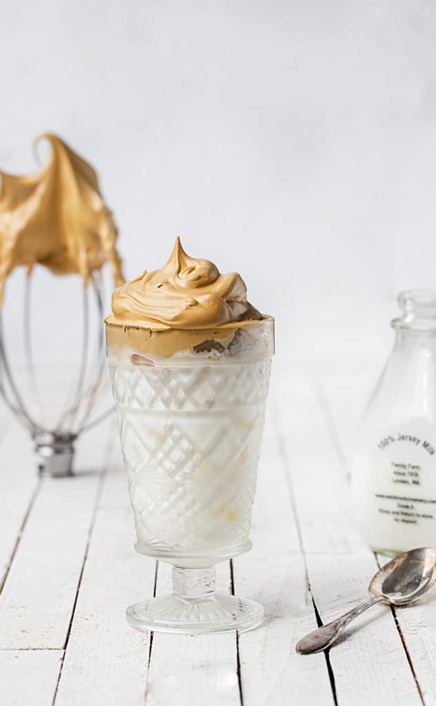 Whipped Coffee Foam Iced Latte - Fresh Flavorful