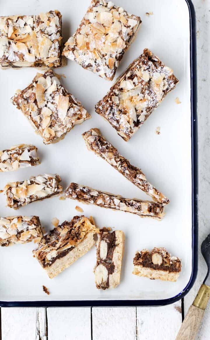 Layered Chocolate Cookie Bars - Fresh Flavorful