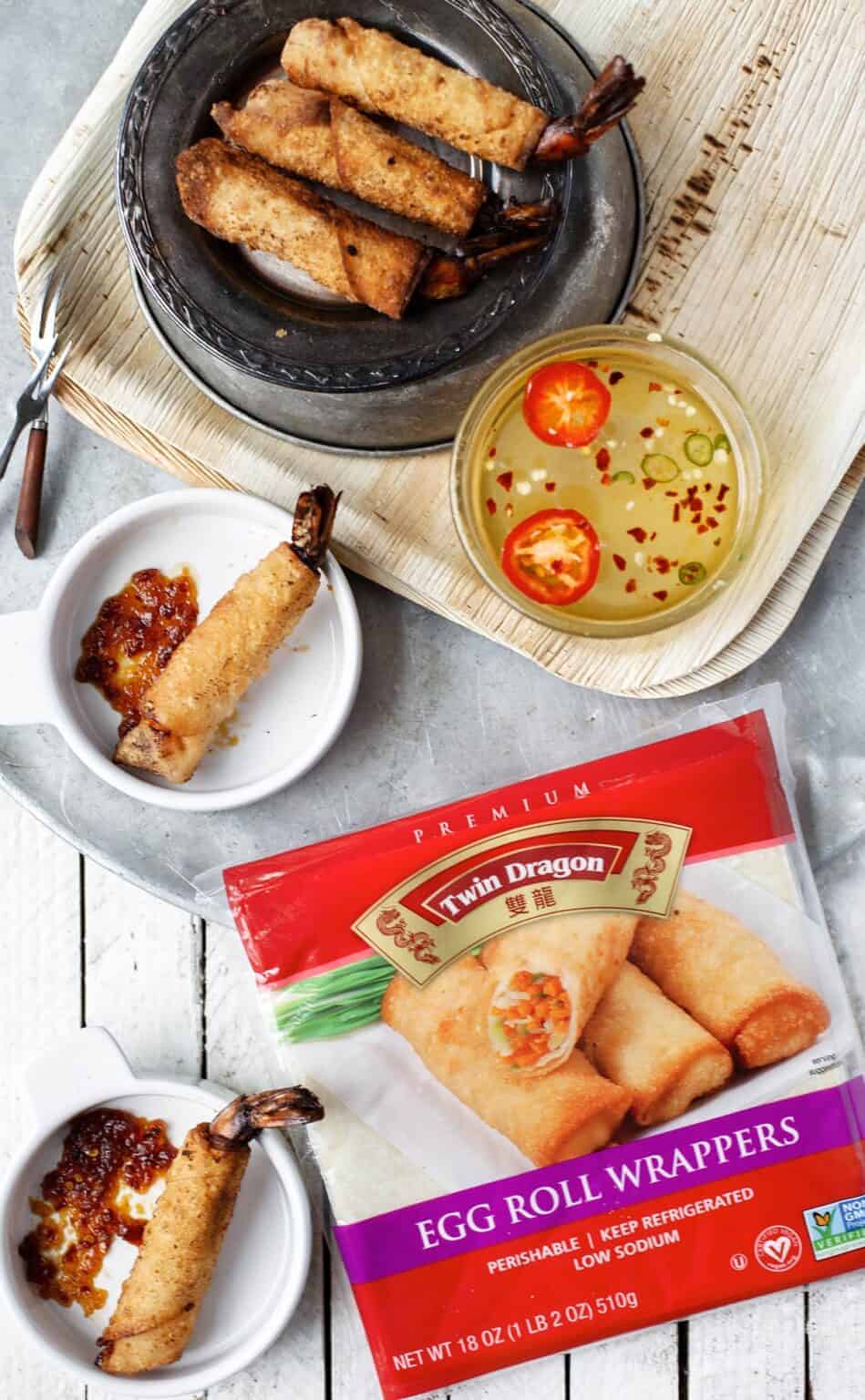 Sweet Spicy Firecracker Shrimp Rolls - Fresh Flavorful