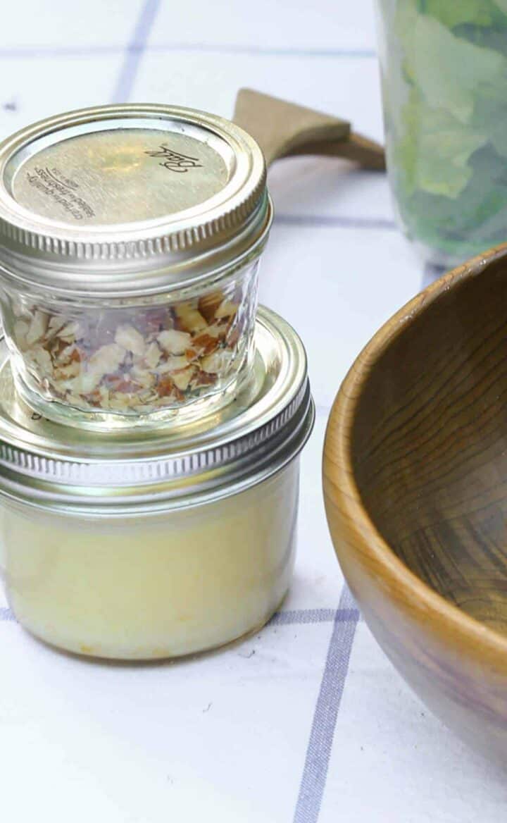 Homemade Creamy Lemon Salad Dressing - Fresh Flavorful