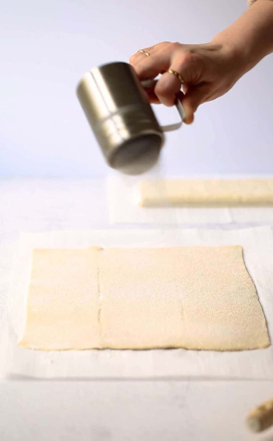 Easy Caramelized Puff Pastry Donut Dippers - Fresh Flavorful