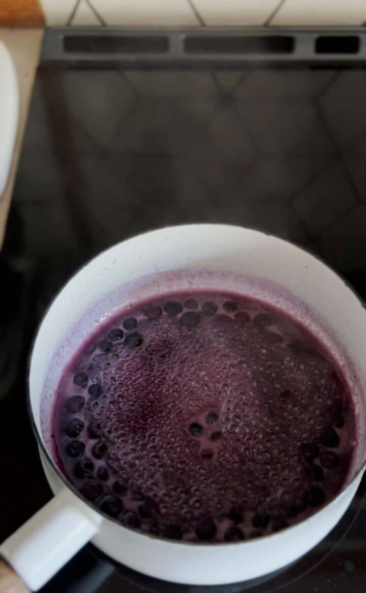Lavender Blueberry Simple Syrup - Fresh Flavorful