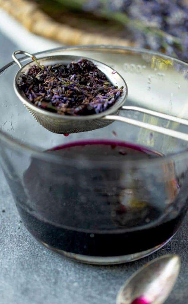 Lavender Blueberry Simple Syrup - Fresh Flavorful
