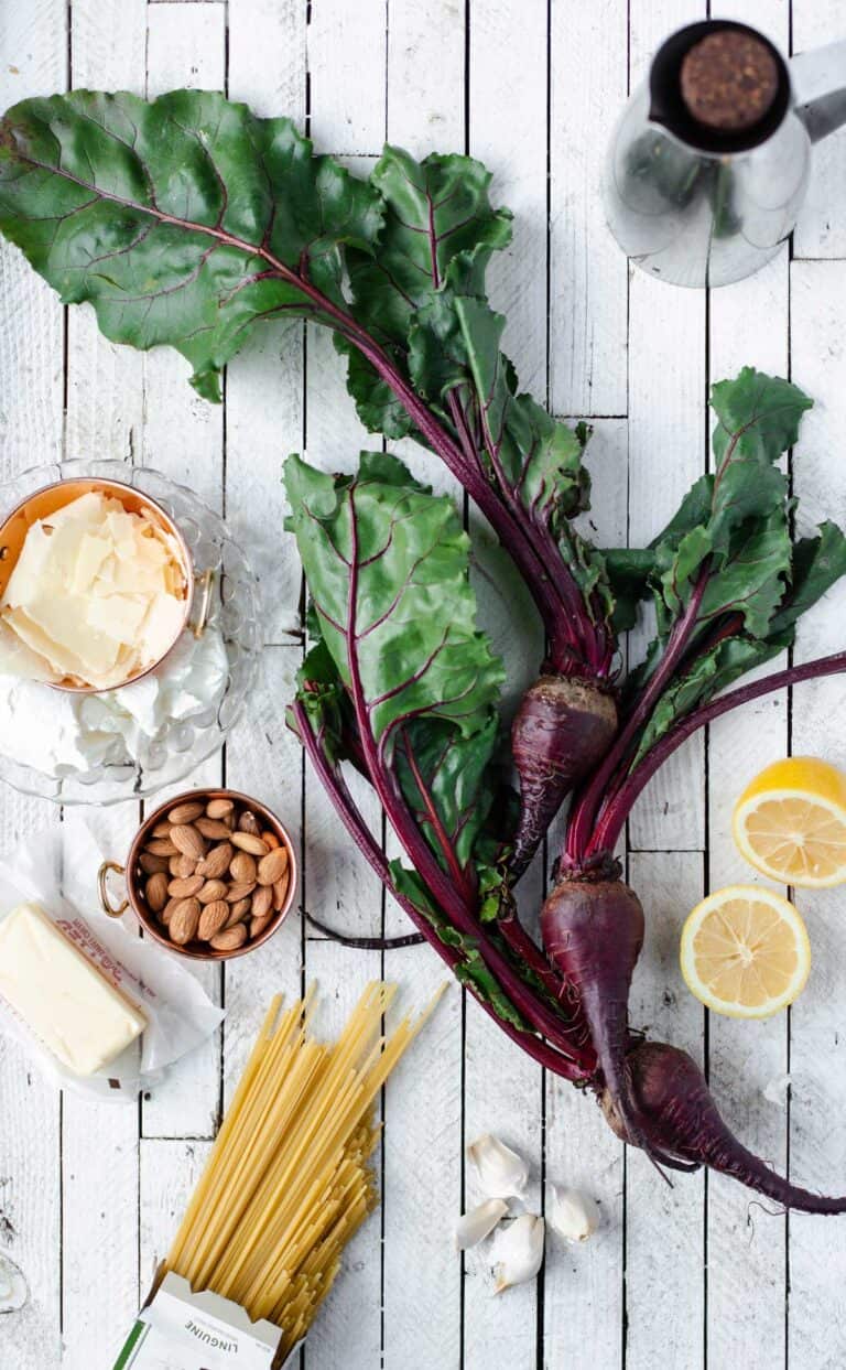 Pink Pesto Beet Pasta - Fresh Flavorful