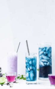 Color Changing Blue Butterfly Pea Tea with Mint - Fresh Flavorful